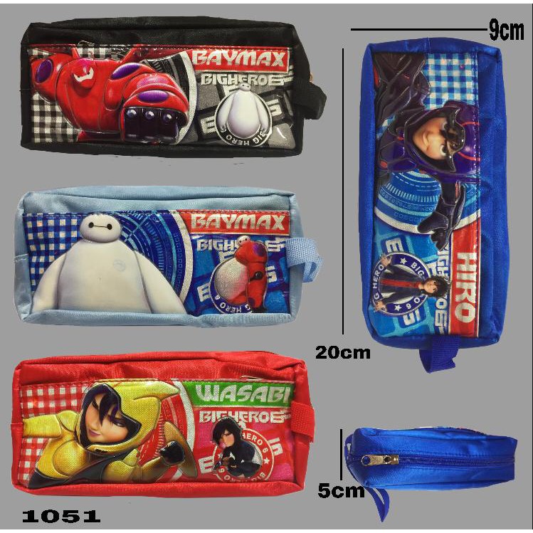 Baymax Pencil Case Kids Pencil Box Disney Pencil Pouch Door Gift ...