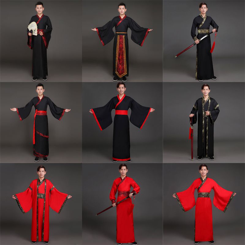 Tang Chinese Traditional Dynasty Hanfu Graduation Costume For And Men ...