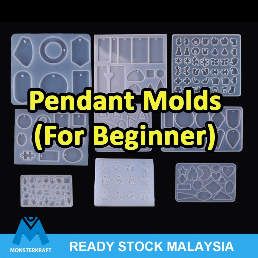 Pendant Mold For Beginner Silicone Mold Resin Craft Molds UV Resin ...