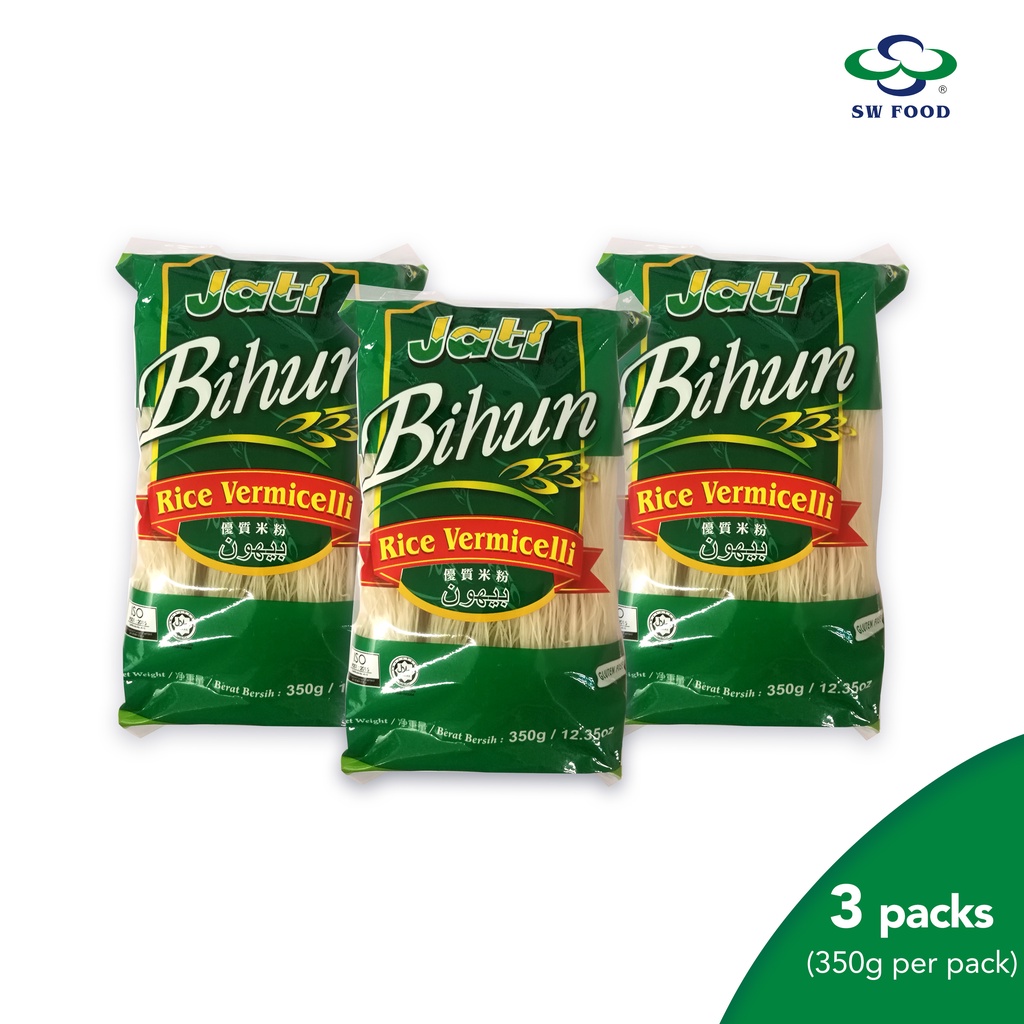 [Bundle of 3 x 350g] Jati Bihun (Rice Vermicelli) | Shopee Malaysia