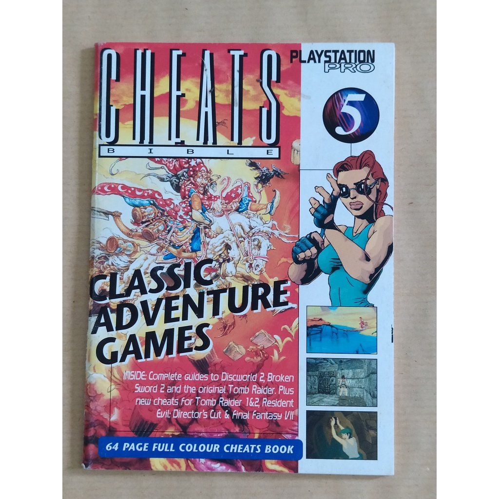 PLAYSTATION MEMORABILIA : PLAYSTATION PRO Cheats (printed in 1997 ...