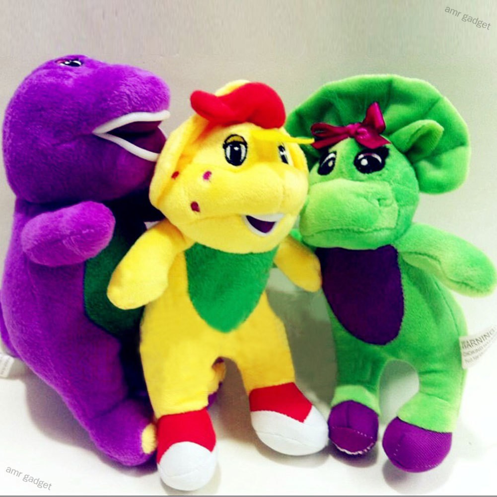 amr gadget Barney and Friends Soft Plush Toy with Music Player Dinosaur ...
