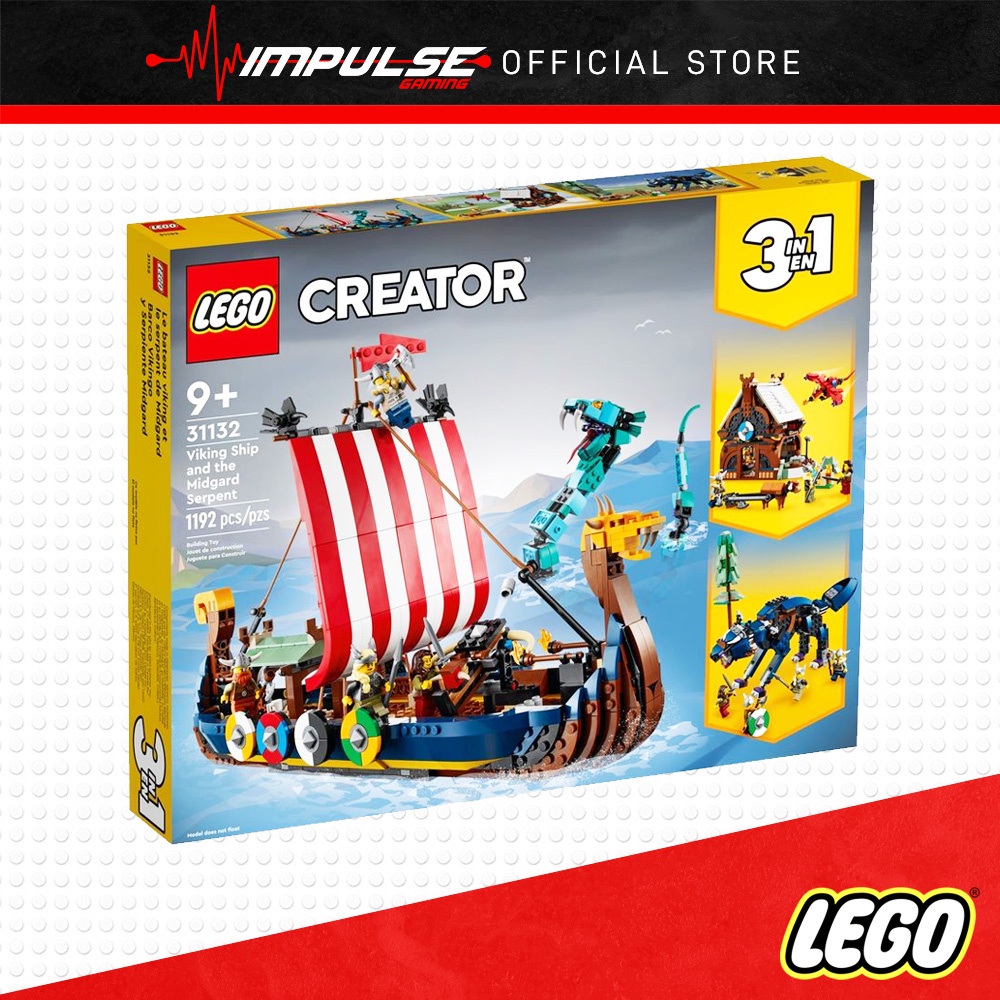 LEGO 31132 Creator - Viking Ship and the Midgard Serpent | Shopee Malaysia