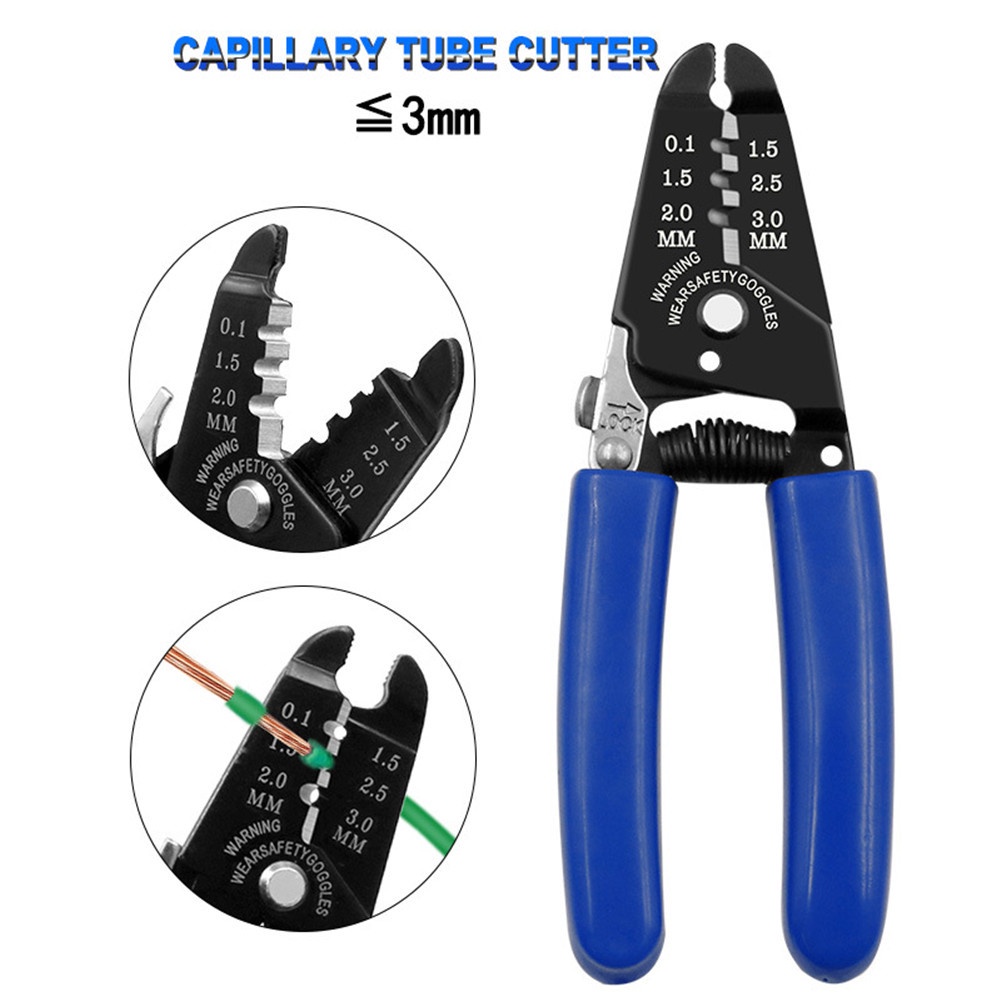 Wire Crimping Tool Cable Cutter Stripper Pliers Strip Wires Electricity ...