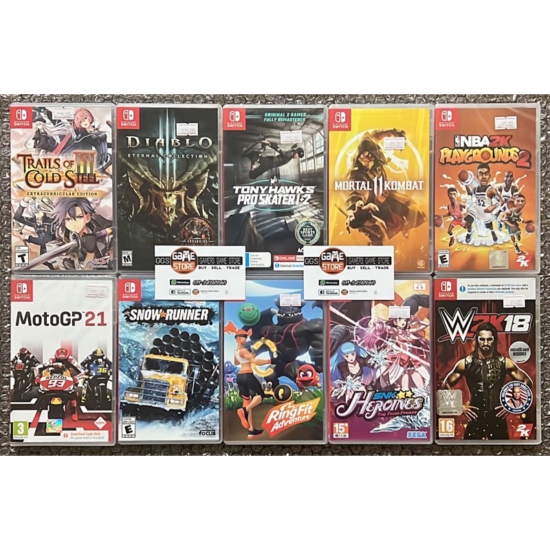 Nintendo games second hand store