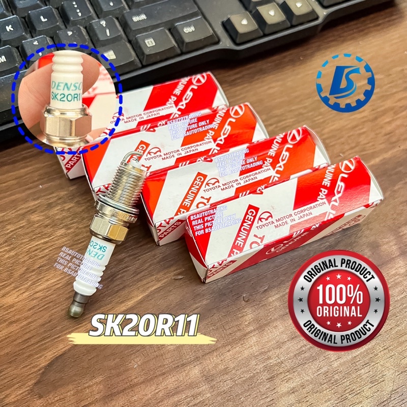 100% Original DENSO Toyota Spark Plug SK20R11 (1set/4pcs) | Shopee Malaysia