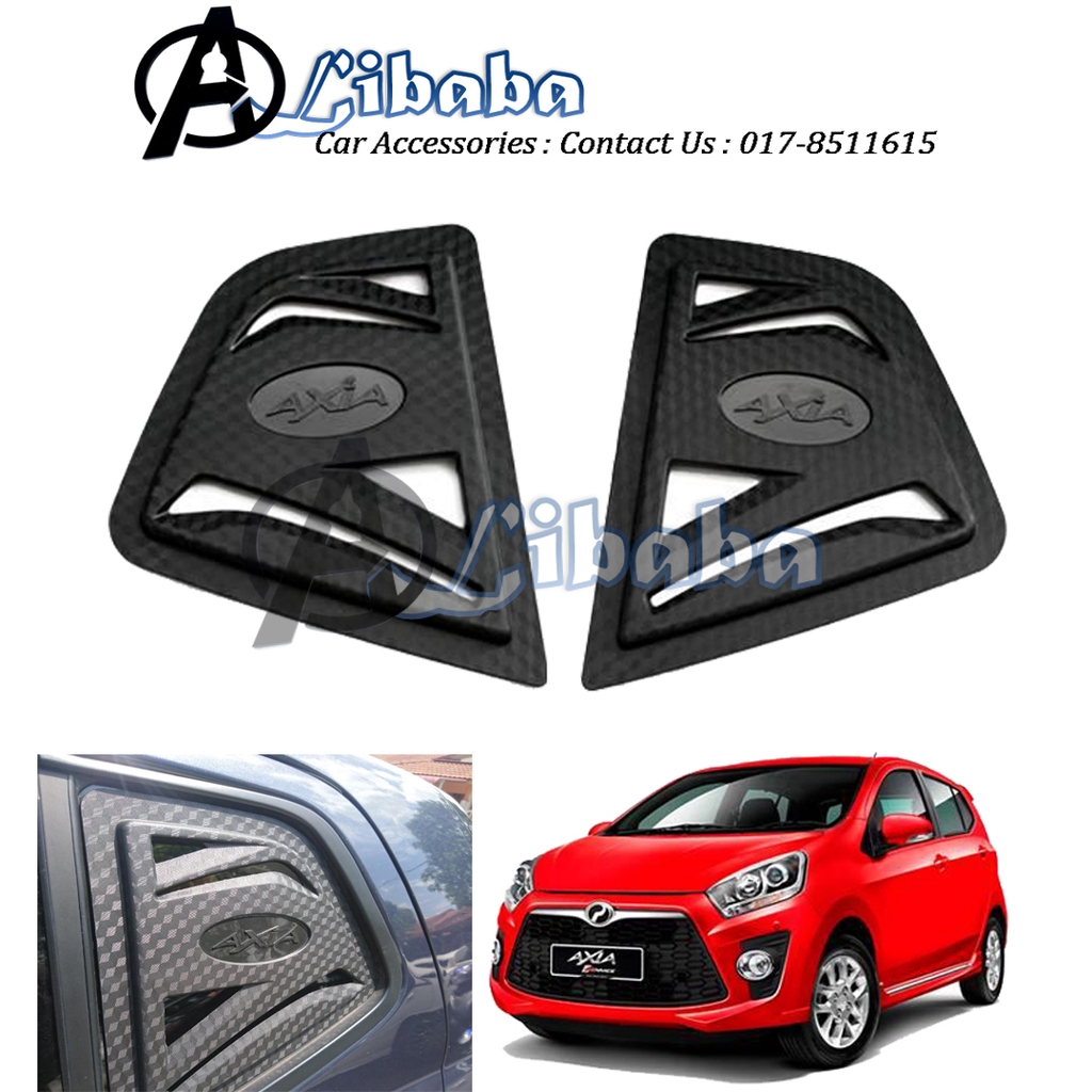 Perodua Axia Window Cover Rear Side Triangle | Shopee Malaysia