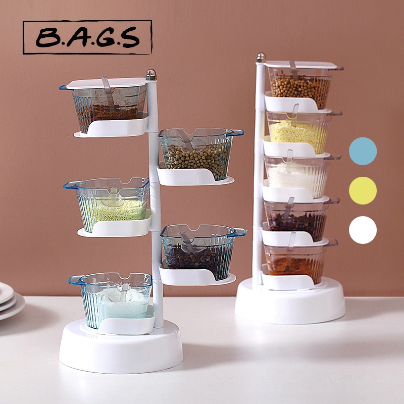 TheBags Multifunctional 5 Tiers Kitchen Storage Rack Modern Design ...