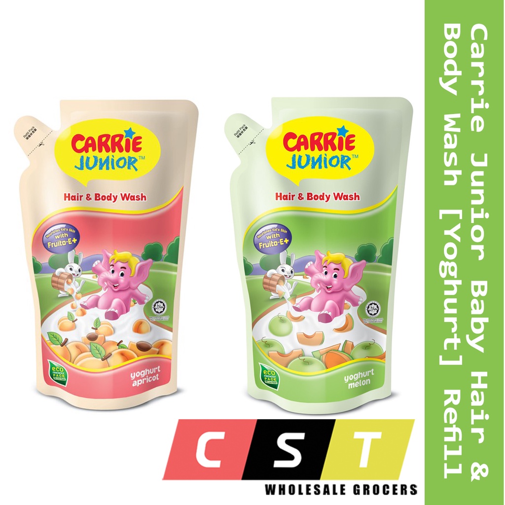 Carrie Junior Baby Hair & Body Wash Refill [Yoghurt Melon/Yoghurt ...