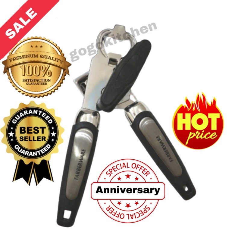 Pembuka Tin Manual Keluli Tahan Karat 2in1 | Shopee Malaysia