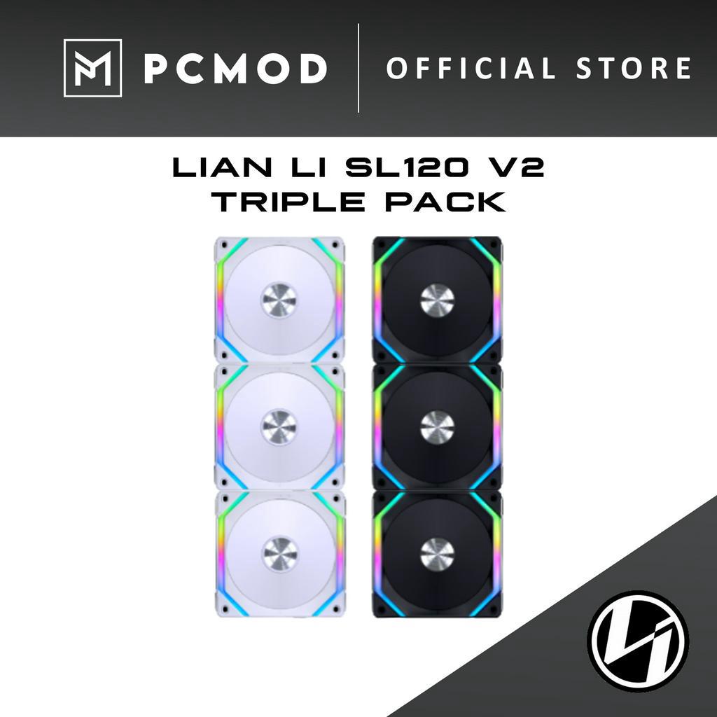 Lian Li UNI FAN SL120 V2 | 3-Pack [Black / White] | PCMOD | Shopee Malaysia
