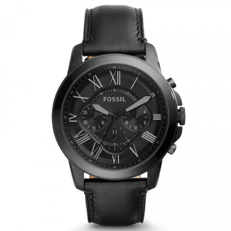 [100% ORIGINAL] FOSSIL MEN FS5132 CHRONO ANALOG LEATHER 2 YEAR WARRANTY ...