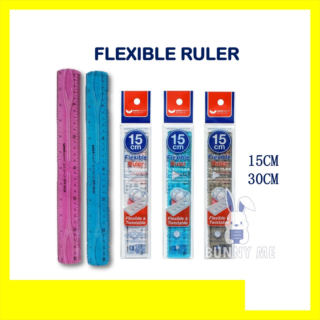 FLEXIBLE RULER 15 CM / 30 CM / PEMBARIS LEMBUT / 1 PIECE | Shopee Malaysia