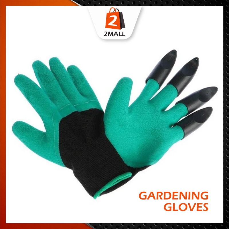 2MALL Gardening Glove Claws Finger Right Hand Planting Dig Soil Easy ...