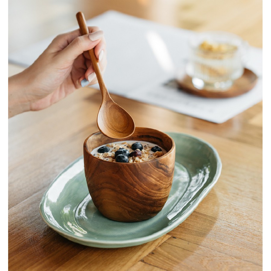 Breakfast Spoon Model: TT-05 Wooden Spoon (L18cm) | Shopee Malaysia