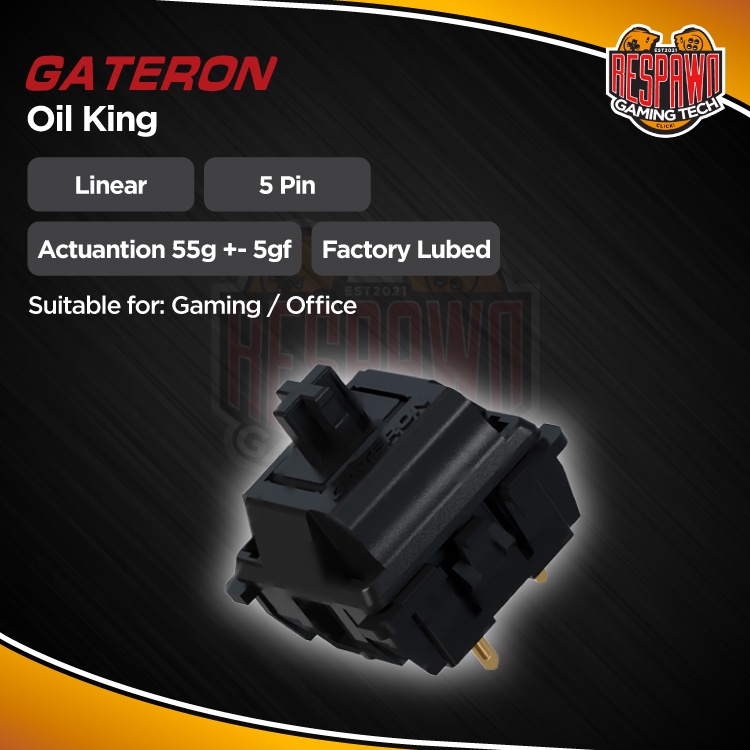 Gateron Oil King Switch (1 Switch) | Shopee Malaysia