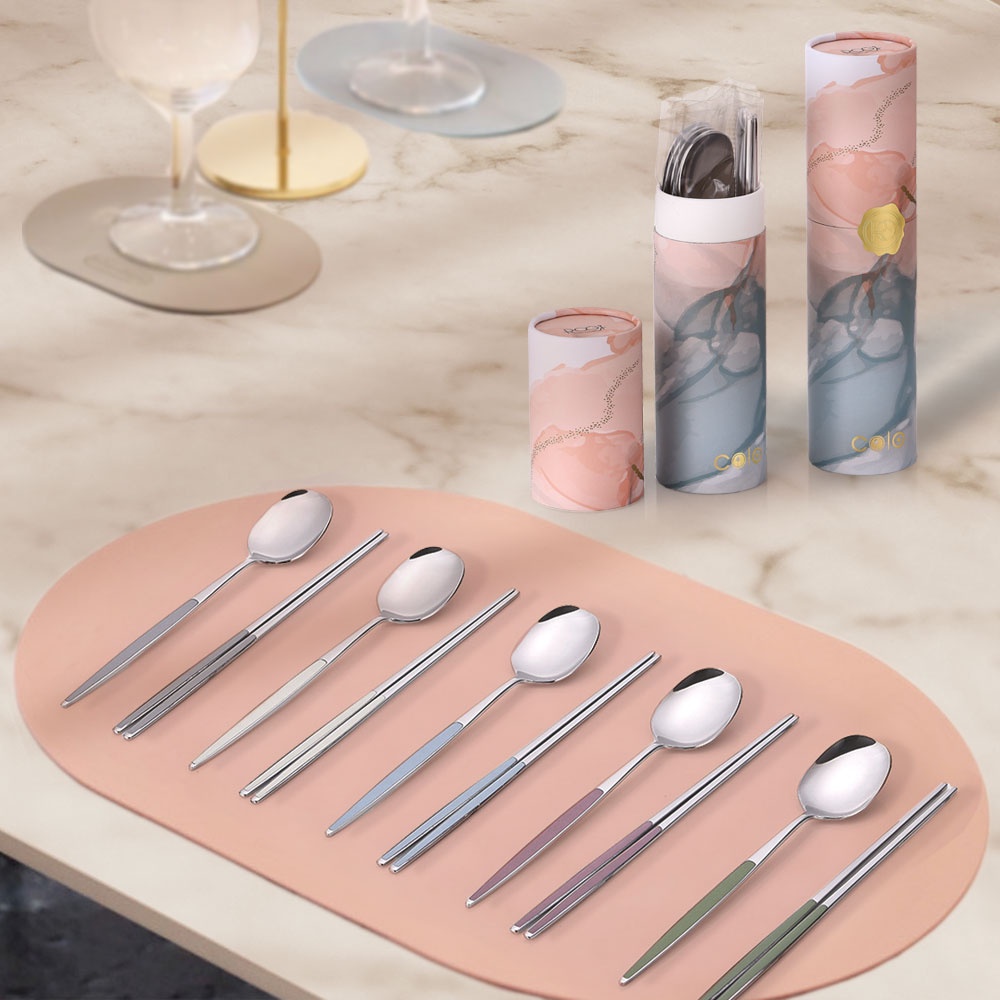 [Made in Korea] Rogi PREMIUM Stainless Steel Custom Dinnerware Korean ...