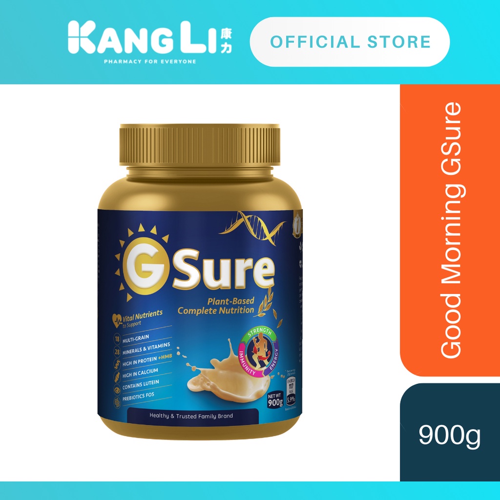 Good Morning GSure Plant-Based Complete Nutrition 900g | Shopee Malaysia