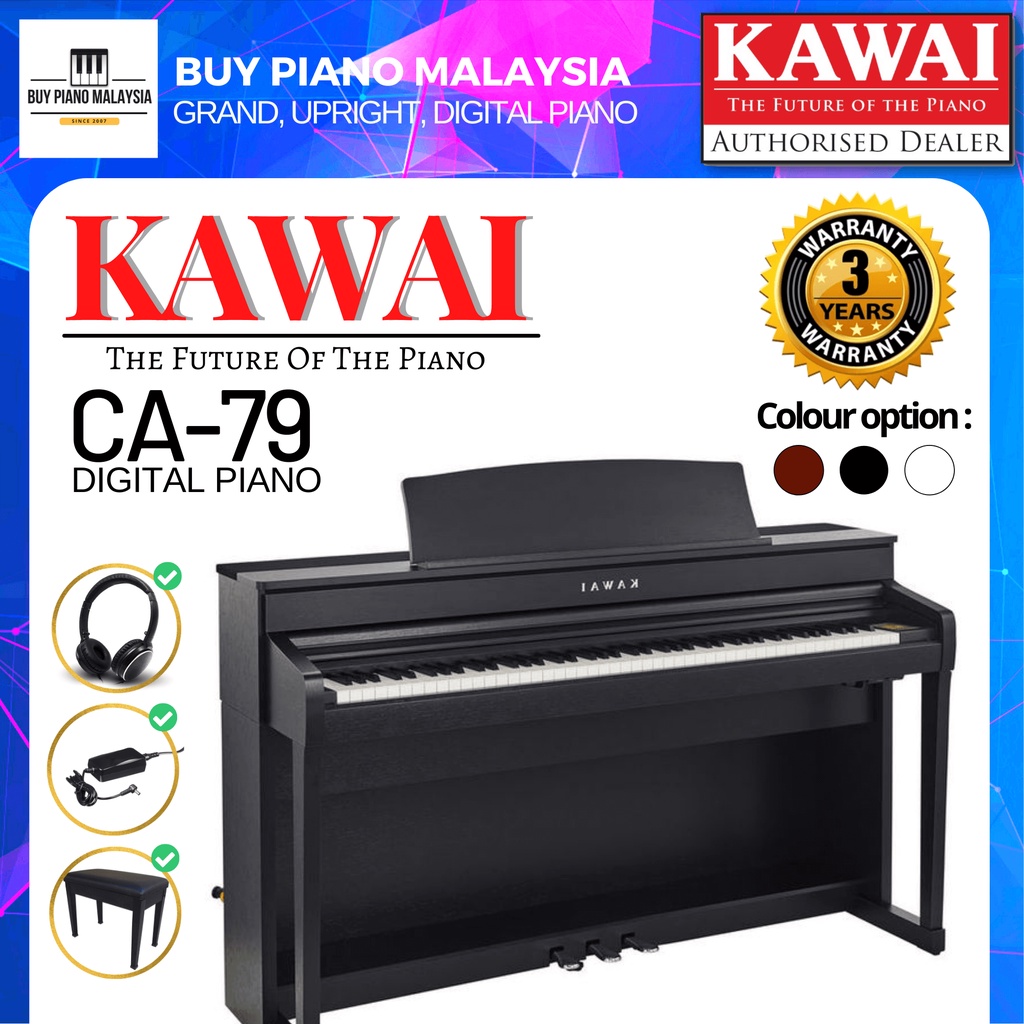 Kawai CA79 (88-Key Digital Piano Package) | Shopee Malaysia
