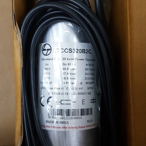 L&T LARSEN & TOUBRO LT Cap Bank 440V 525V power capacitor with cable | Shopee Malaysia