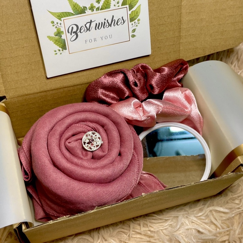Bawal Gift Box/Tudung Gift Box/Cotton Bawal Gift Box/Purse Gift Box ...