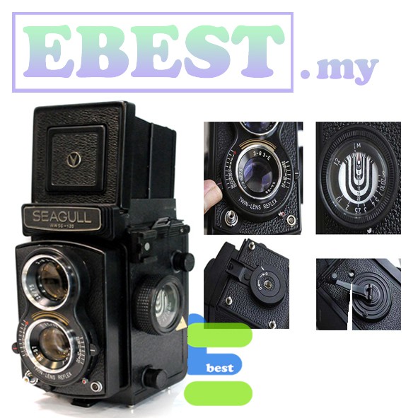 NEW Seagull 4A-107 Twin Lens Reflex TLR Mid-Format Manual Analog 120 ...