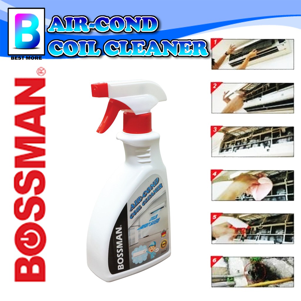 AIRCON COIL CLEANER BOSSMAN ( 500ML ) | Shopee Malaysia