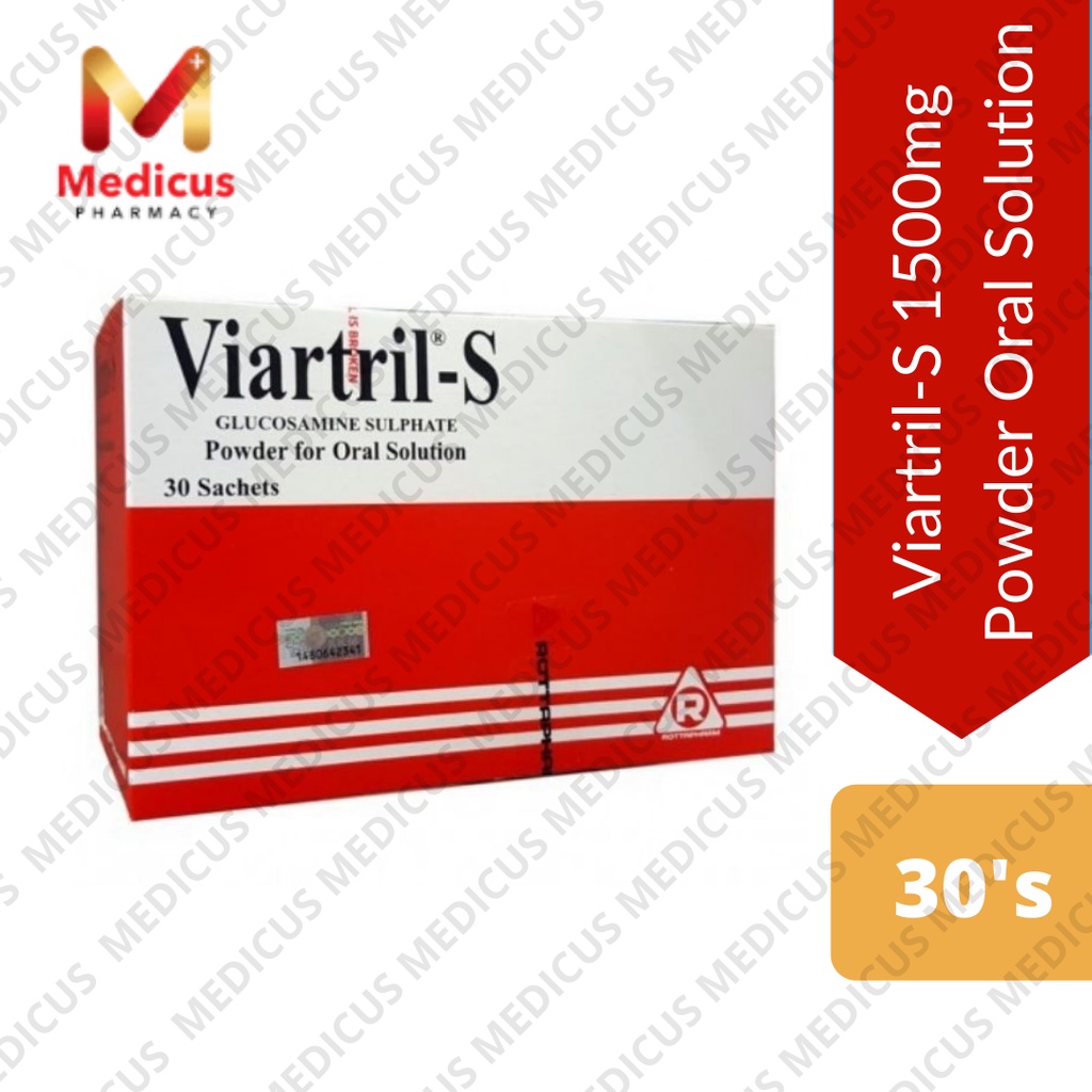 [CLEARANCE EXP 31/03/2026] Viartril-S 1500mg Powder 30 sachets (Exp: 03 ...