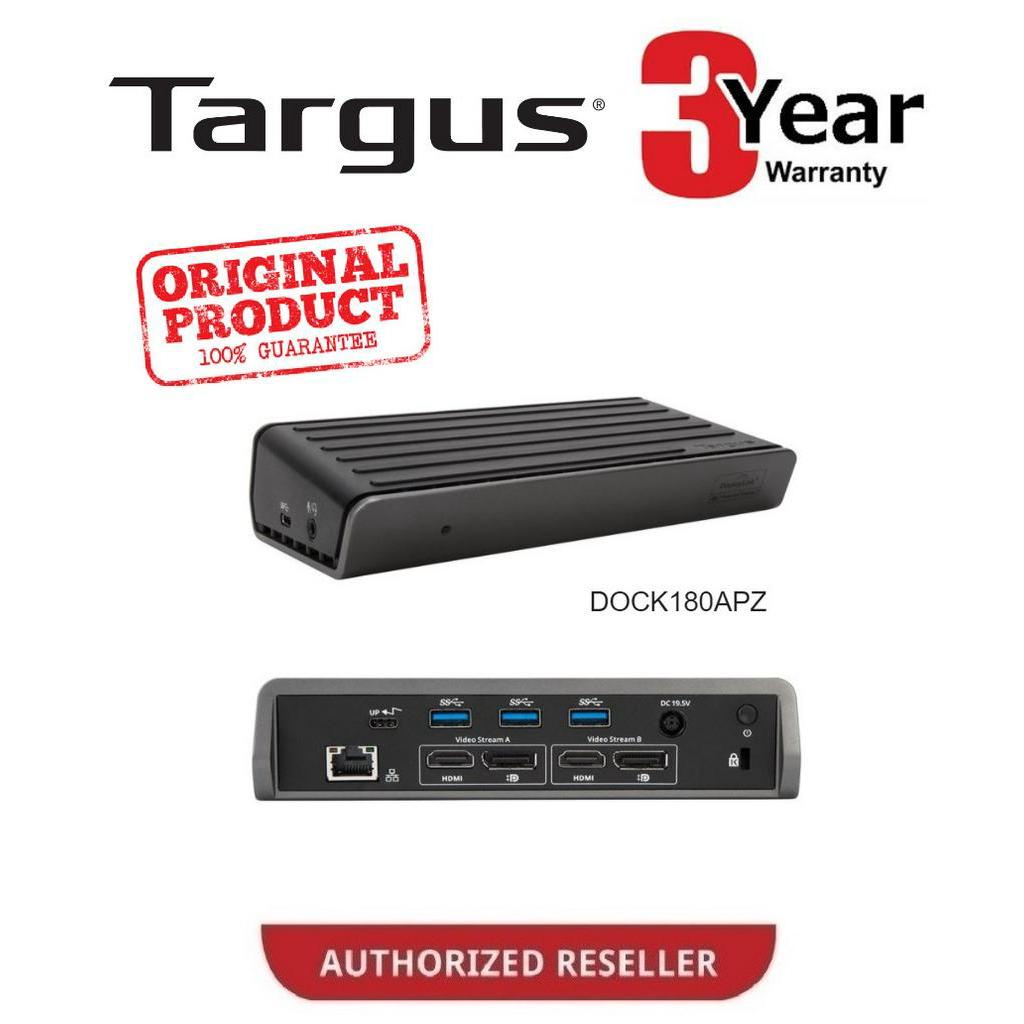 Targus USB-C Universal DV4K Docking Station with Power (Black ...