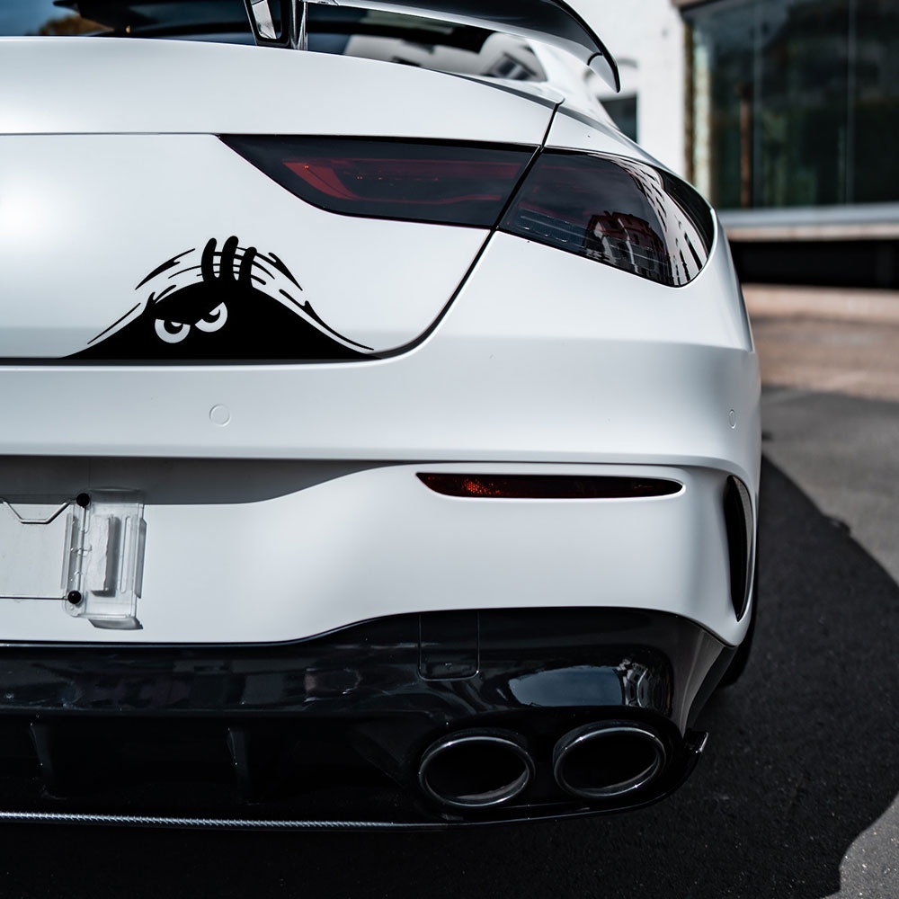 Sticker Car Laptop Motorcycle Notebook Mug Wall Moster Peeking Stalker ...