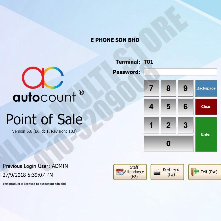 AUTOCOUNT POS STANDARD 5.0 STOCK CONTROL | Shopee Malaysia