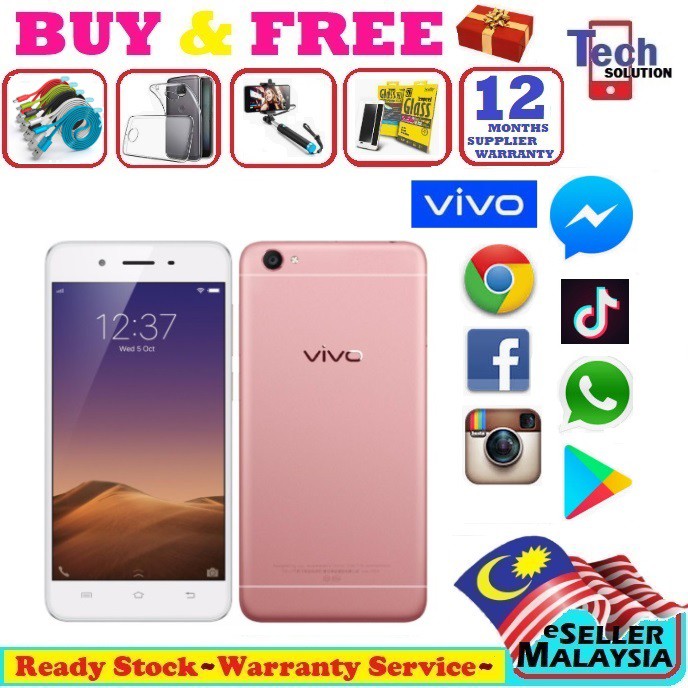 💎💎💎 Vivo Y55 [ 2GB Ram + 16GB Rom ] ~ Original Imported Set Warranty By Distributor 💎💎💎 | Shopee ...