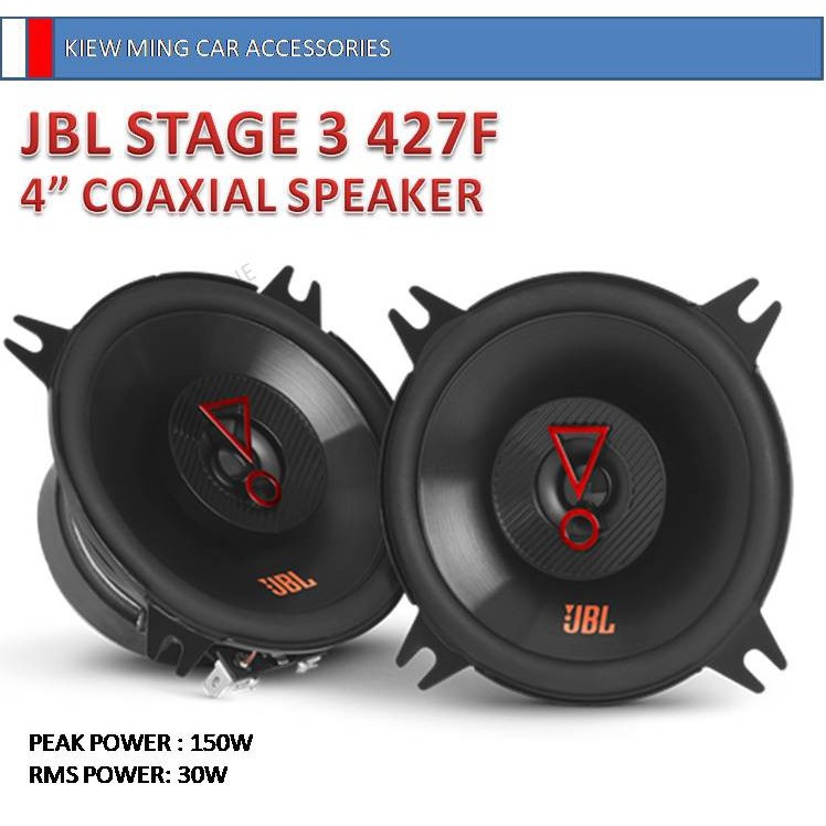 JBL Stage 3 427F 4" 2 Way Coaxial Car Speaker 100% Original Perodua Proton Honda Toyota Nissan ...
