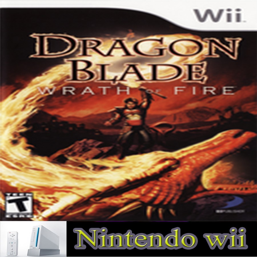 Wii Game Disc (Quality) Dragon Blade Wrath of Fire | Shopee Malaysia