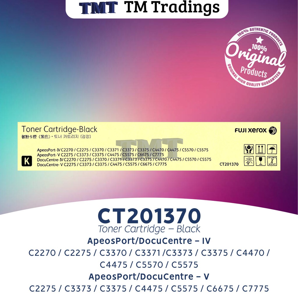 [Original] Fuji Xerox CT201370 (Black) Toner Cartridge | Shopee Malaysia