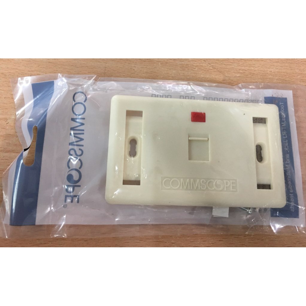 1-port 2-port network socket mask, AMP Commscope wallplate | Shopee ...