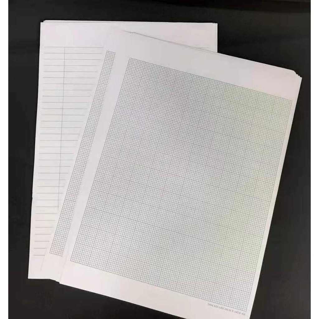 A4 Graph Paper 70gm 100 sheets / Graph paper Pack / Writing Paper ...