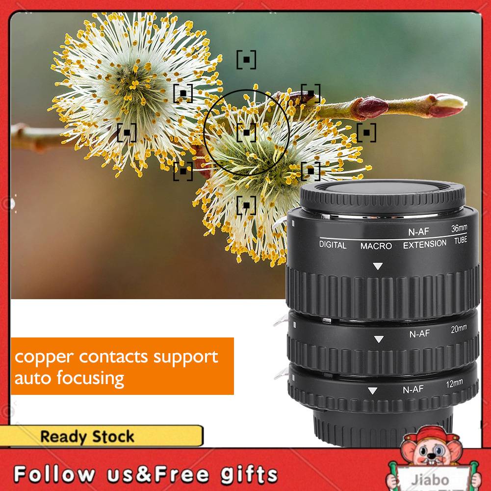 Meike Auto Focusing Macro Extension Lens Tube 12mm+20mm+36mm for Nikon ...