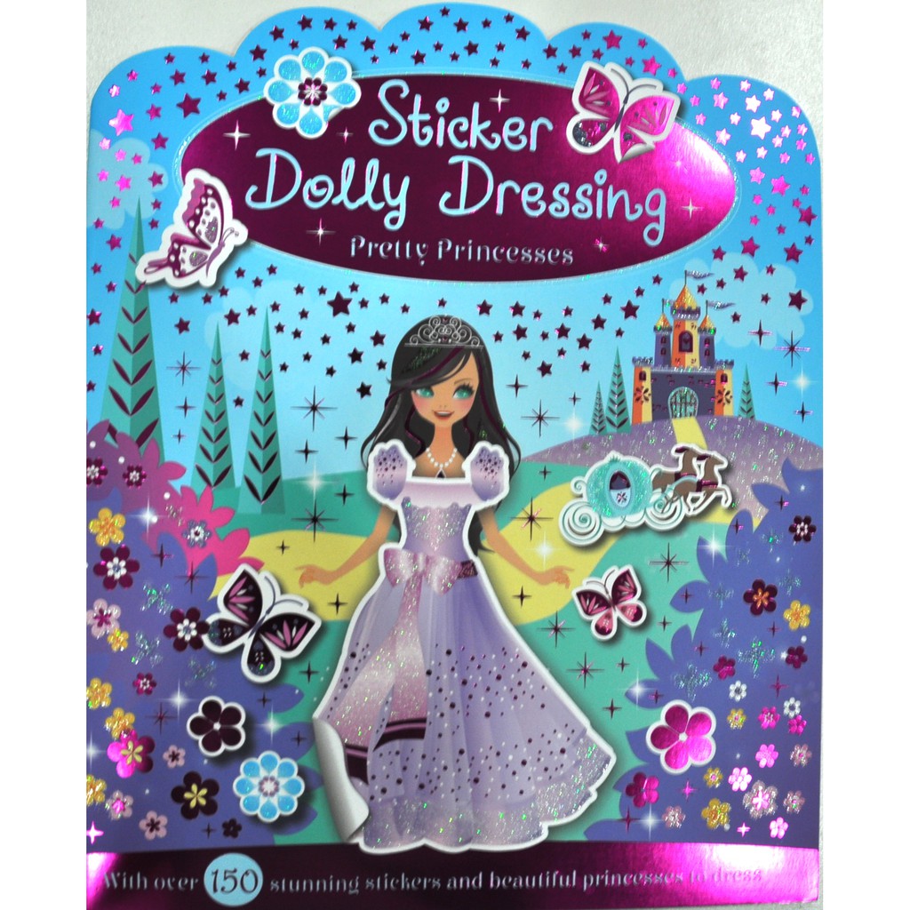 Sticker Dolly Dressing - Pretty Princesses Sticker Book | Shopee Malaysia