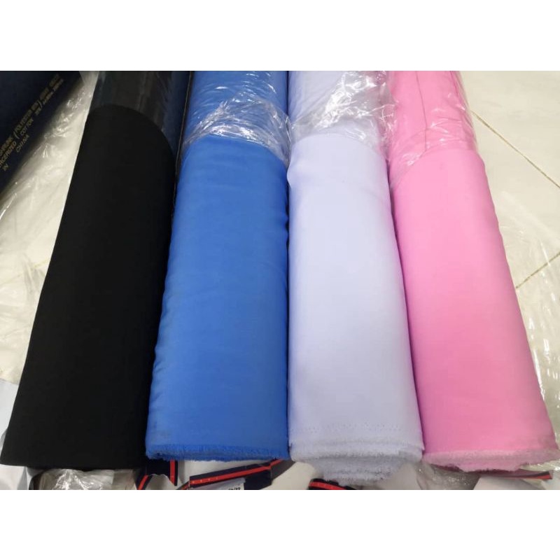 Kain Koshibo Peach. Baju, Kain & Tudung Sekolah (Kain Licin) | Shopee ...