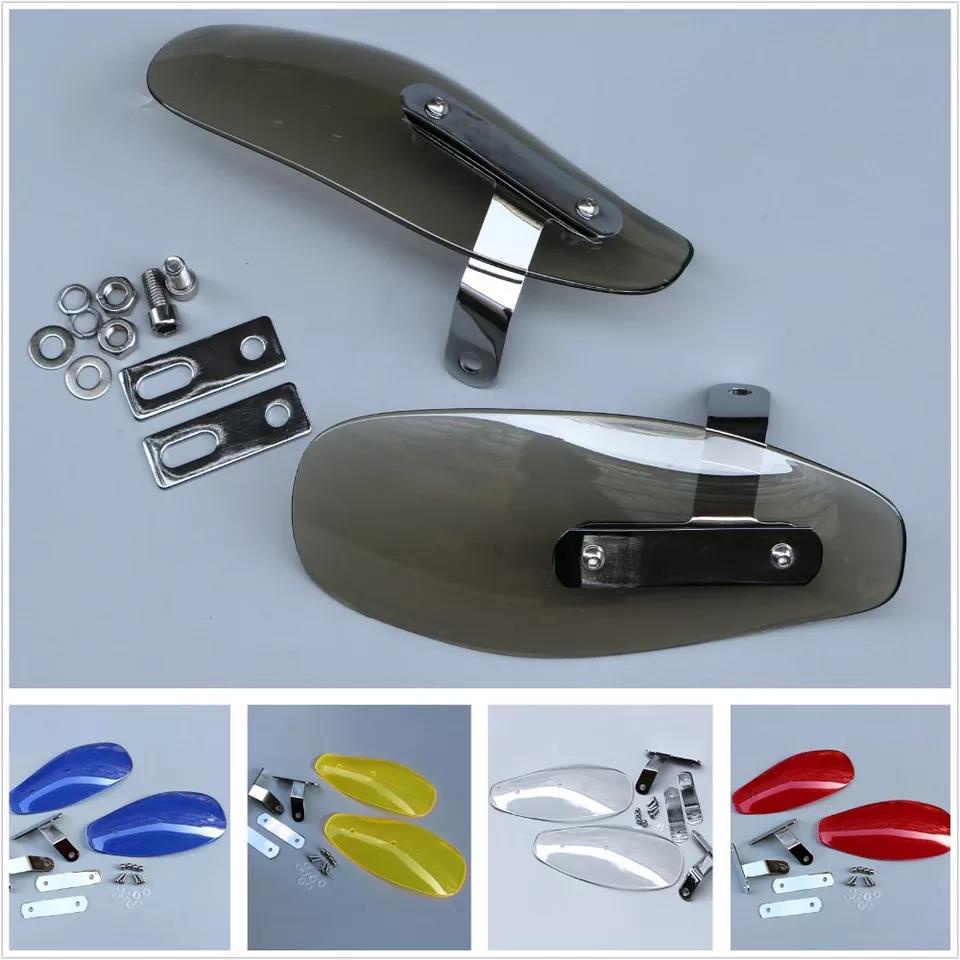 Handle Bar Hand Guard Protector Wind Deflector Motorcycle Bike Shield ...