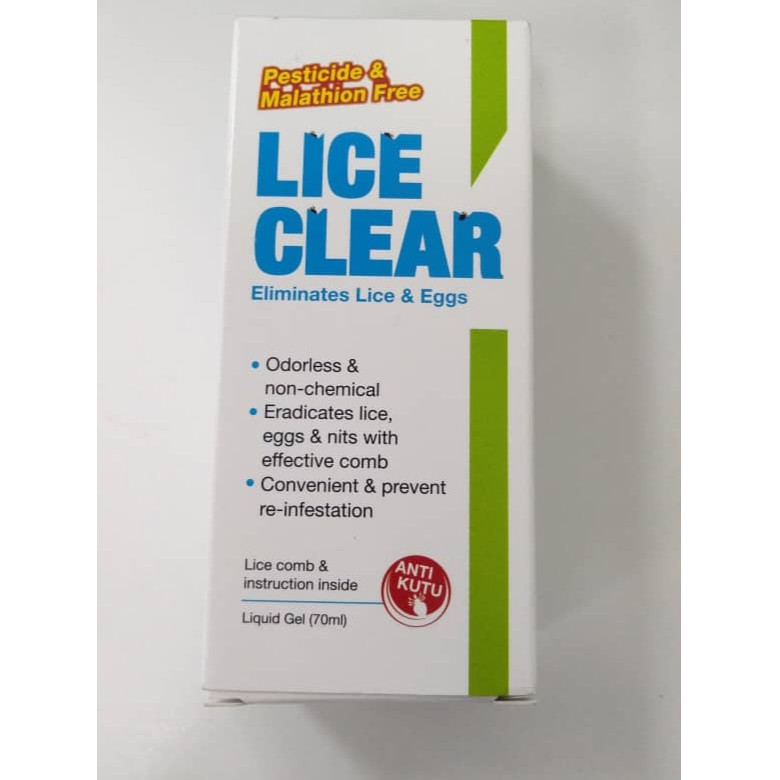 LICE CLEAR LIQUID GEL (70ML) | Shopee Malaysia