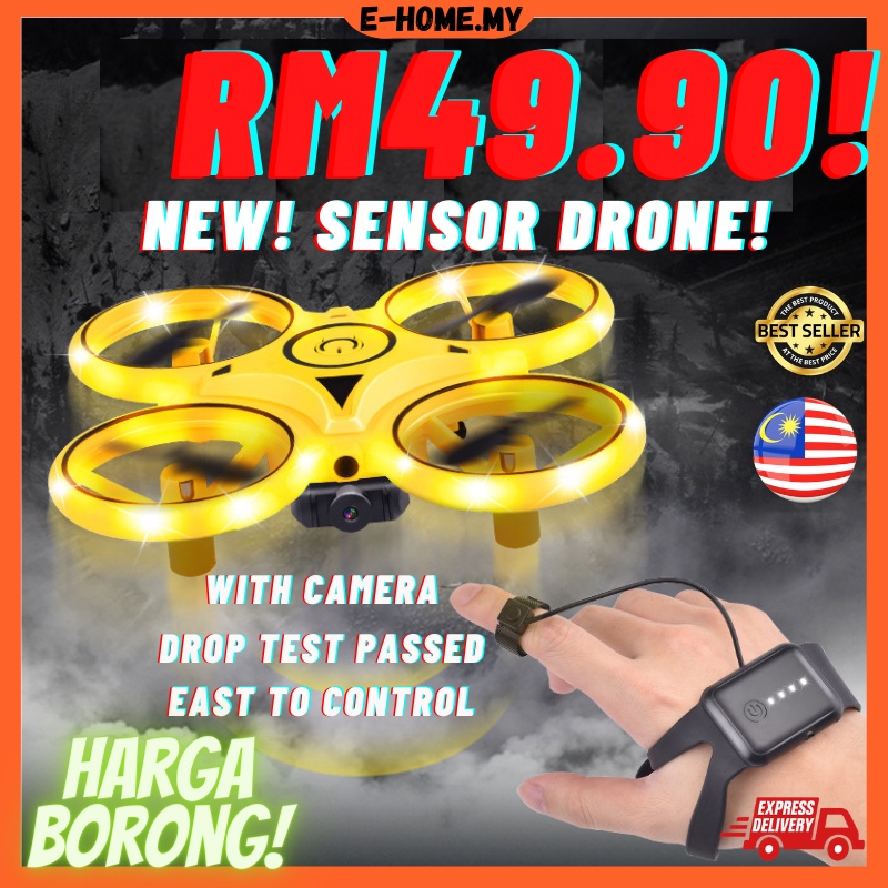 HAND MOTION SENSOR DRONE XX18 QUADCOPTER FINGER MOTION MINI DRONE ...
