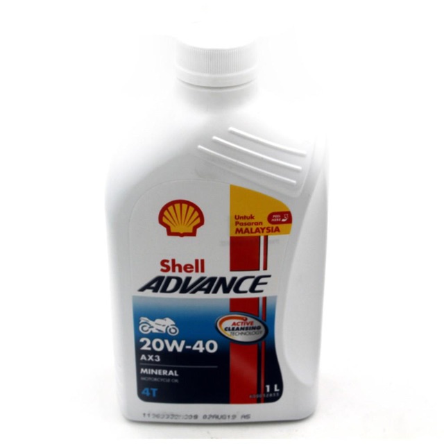 Shell Advance 20W-40 AX3 Mineral 1L | Shopee Malaysia