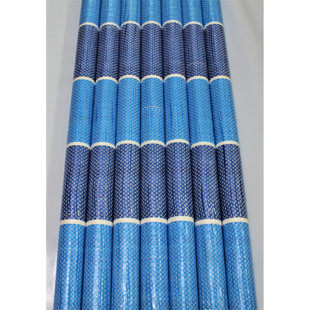 100% Korean Blue White Canvas Roll Tarpaulin Canopy Kanvas Biru Putih ...