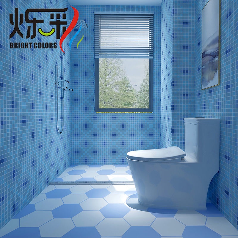 kertas dinding kalis air-Wallpaper Jubin Bilik Mandi Pelekat Diri Kalis ...