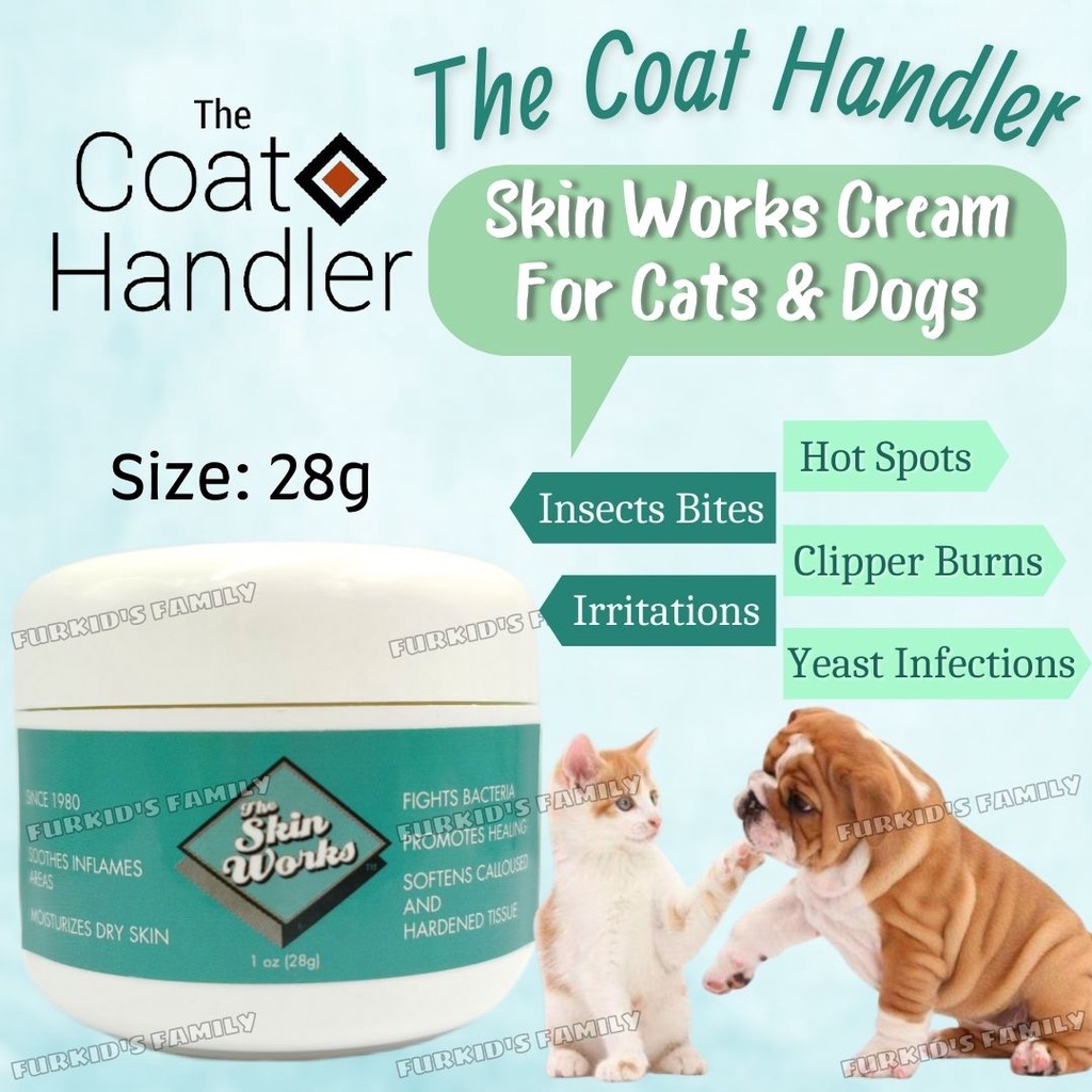 The Coat Handler - Skin Works Cream For Dogs & Cats 1oz (28g) | Shopee ...