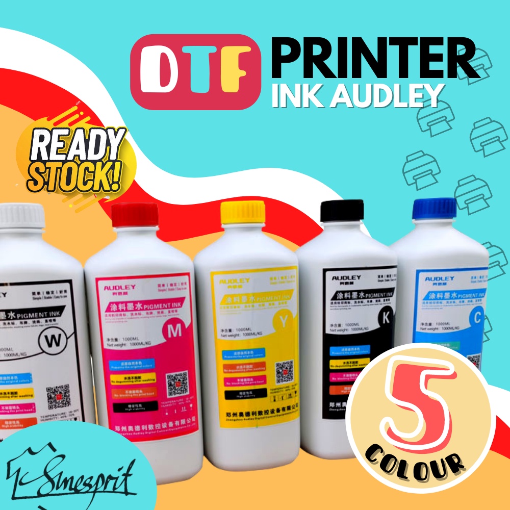 DTF ink Audley brand Premium ink(SUPER HIGH QUALITY) | Shopee Malaysia