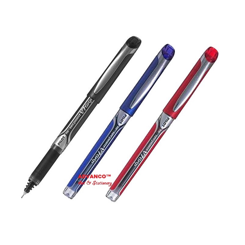 PILOT V7-GRIP HI-TECPOINT GRIP LIQUID INK BALL PEN (BLACK) | Shopee ...