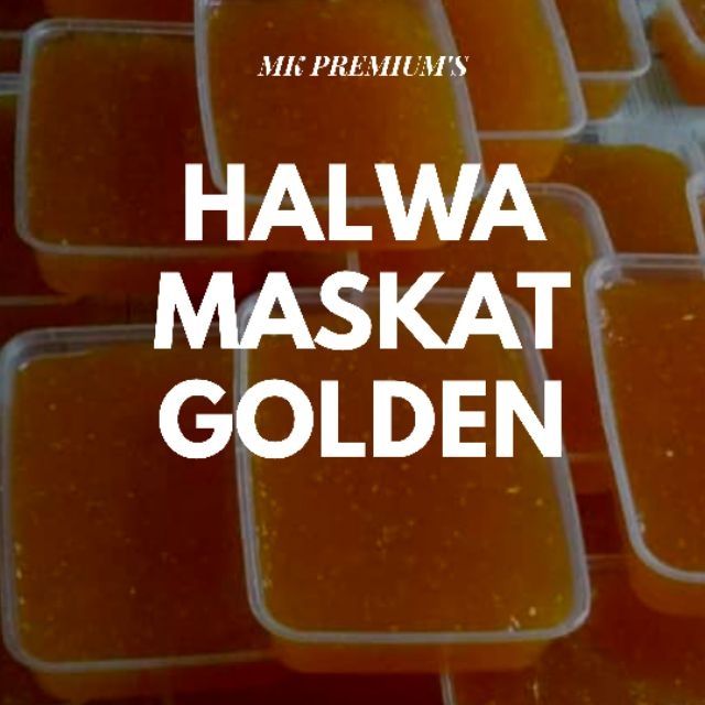 Premium Halwa Maskat Emas Manisan Tradisional Golden Turkish Delight ...